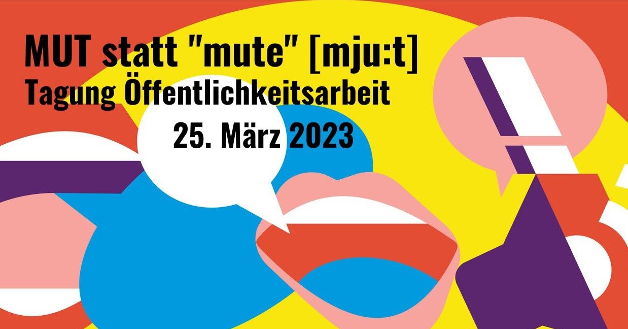 Startschuss zur Anmeldung der Tagung für Öffentlichkeitsarbeit 2023