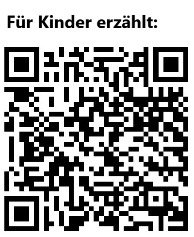 QR-Codes zu den Audiodateien – für Kinder erzählt